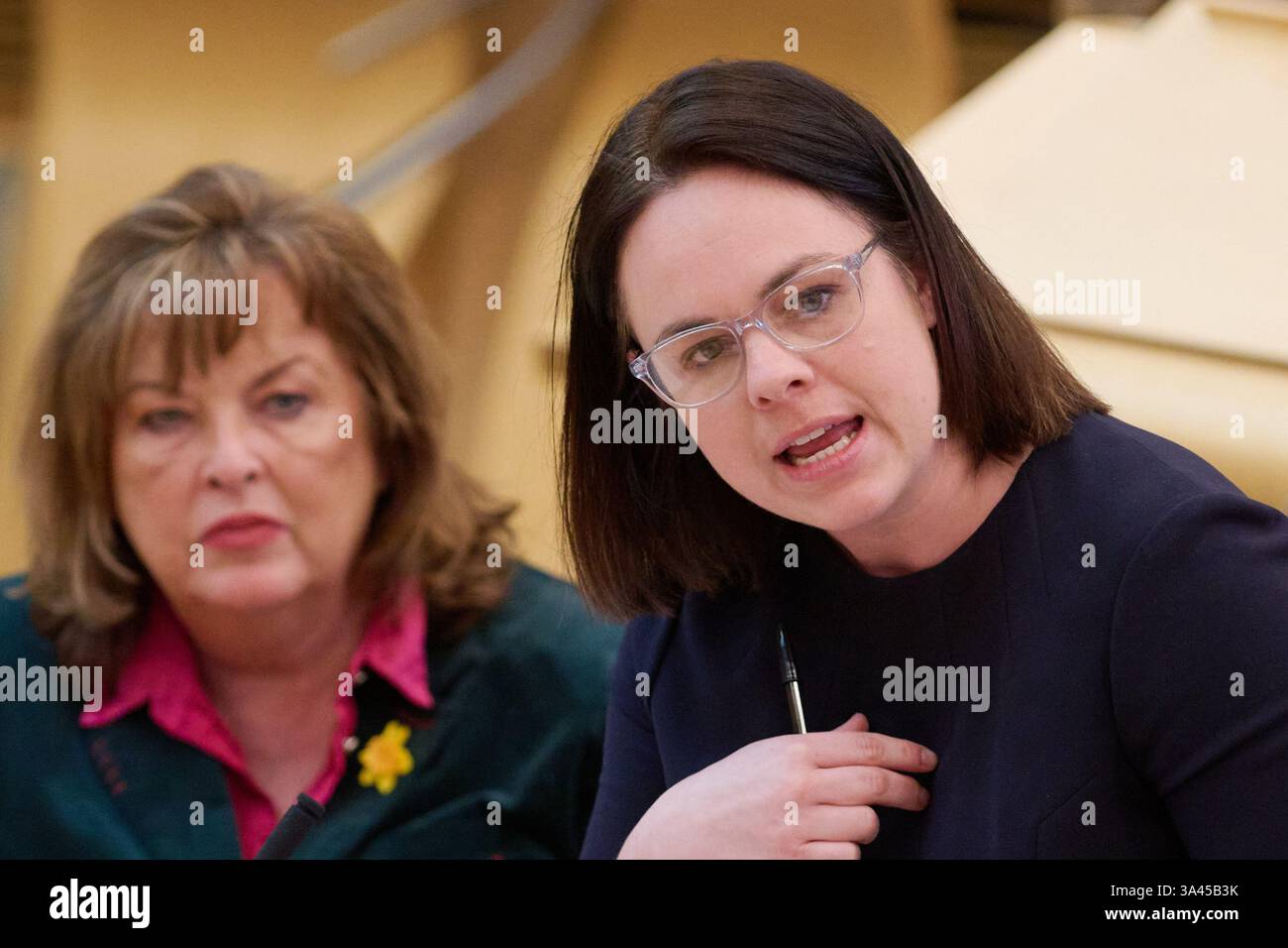 Edinburgh Scotland, UK 18 March 2025. Deputy First Minister Kate Forbes ...