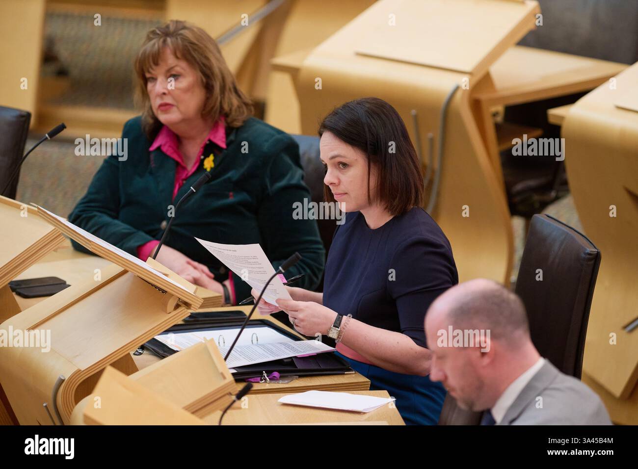 Edinburgh Scotland, UK 18 March 2025. Deputy First Minister Kate Forbes ...