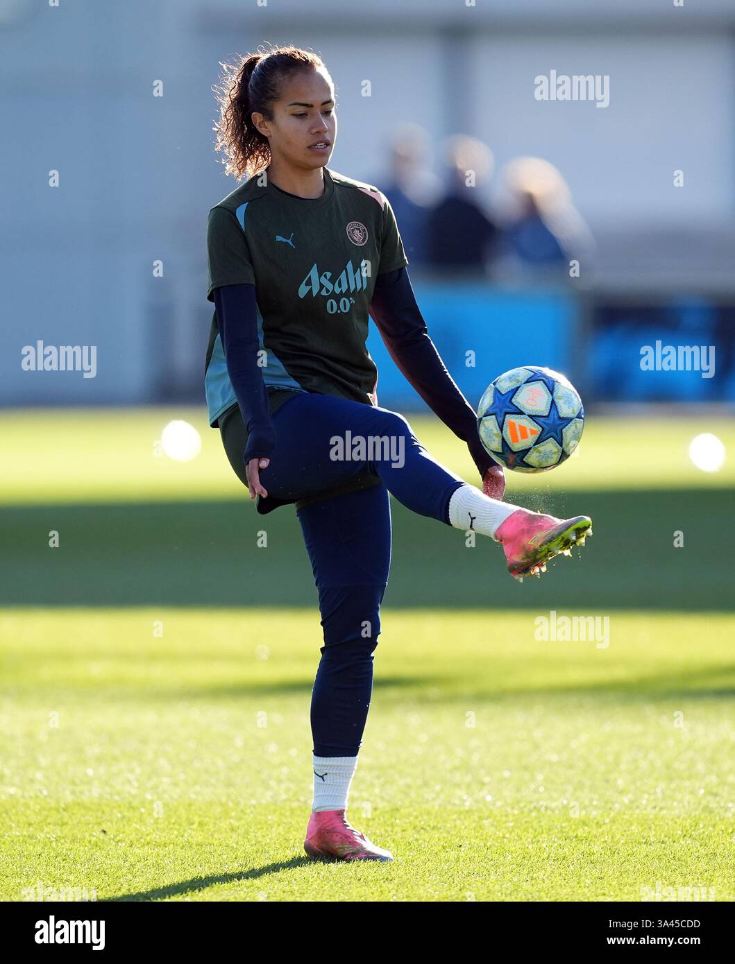 Manchester City's Mary Fowler during a training session at Joie Stadium ...