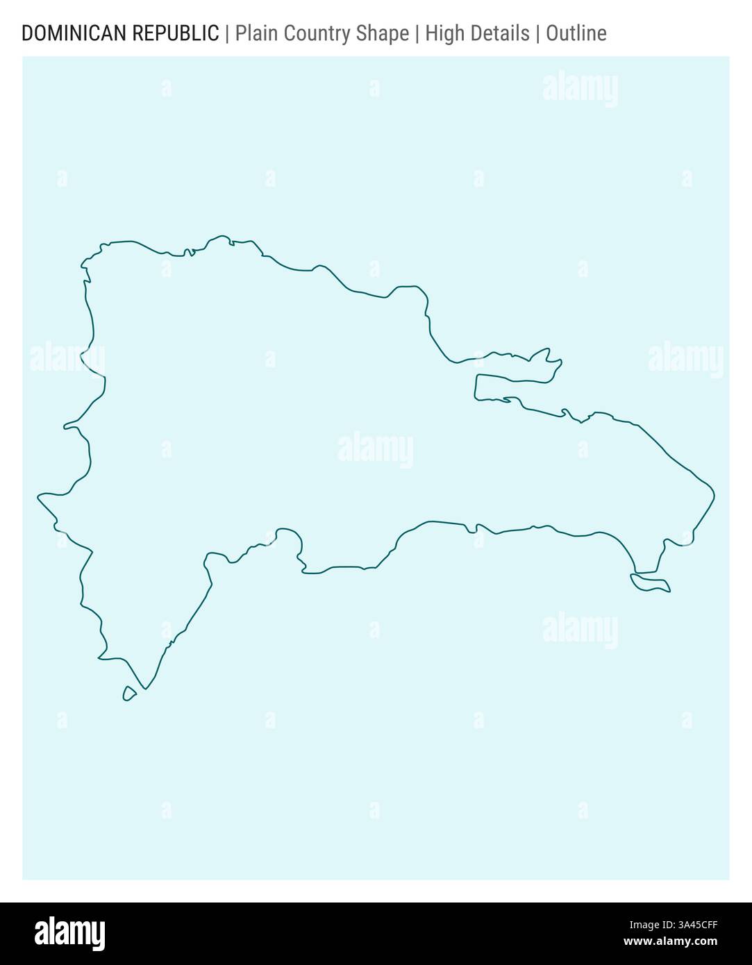 Dominican republic political map Stock Vector Images - Alamy