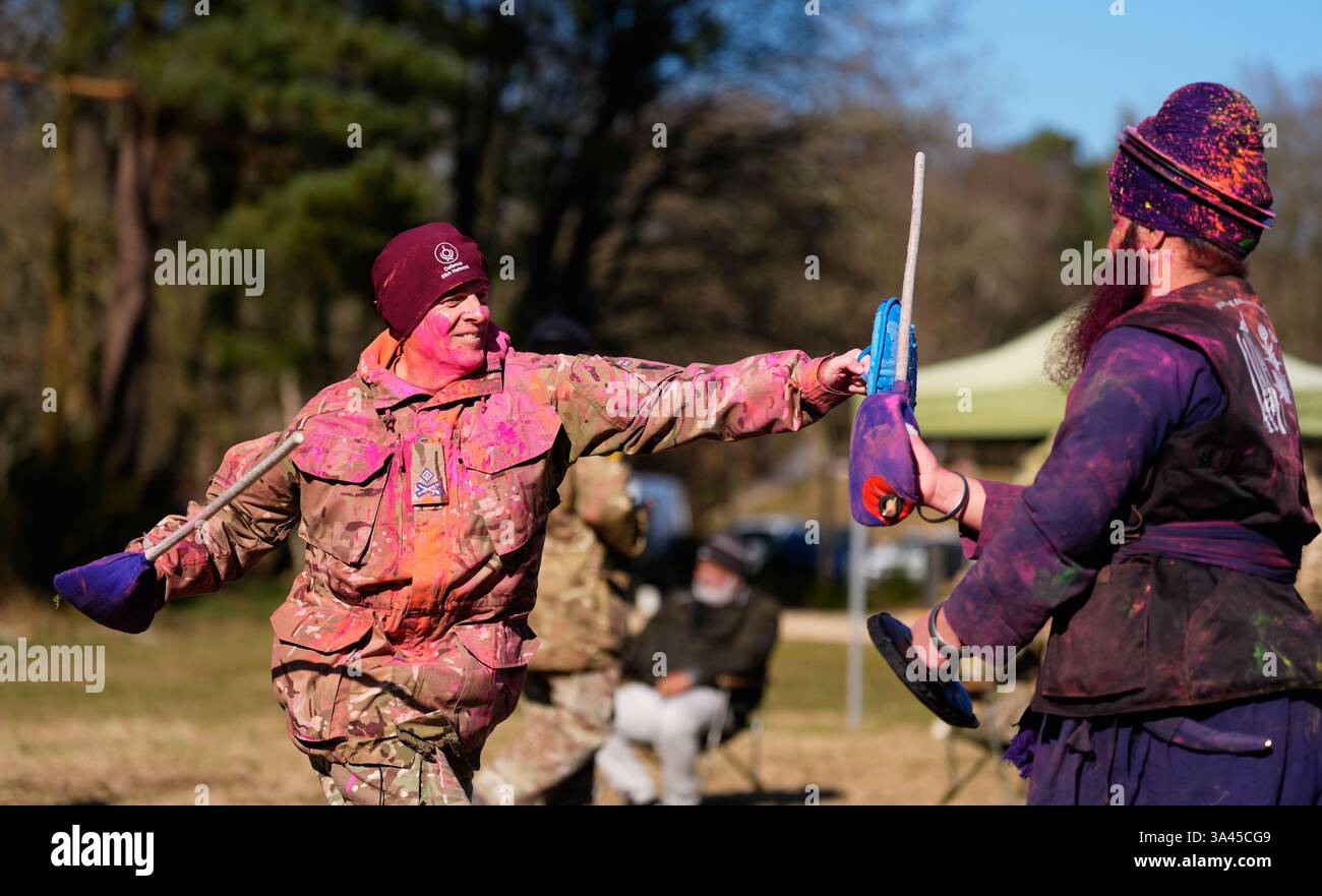 Major General John Kendall, Deputy Commander Field Army (left ...
