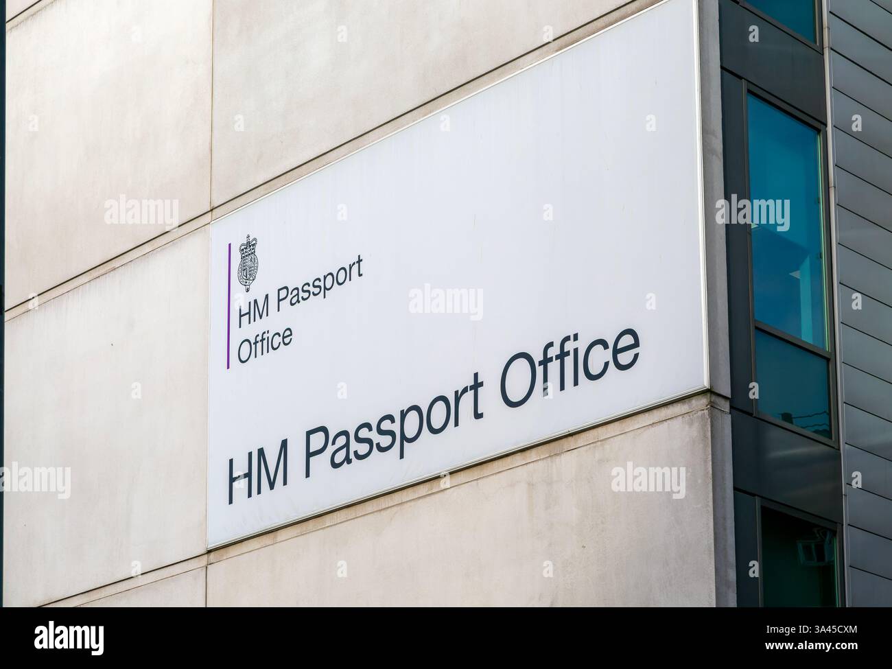 HM Passport Office building, 101 Old Hall Street, city centre of ...