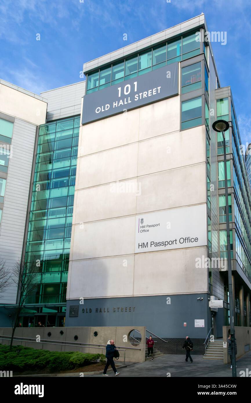 HM Passport Office building, 101 Old Hall Street, city centre of ...