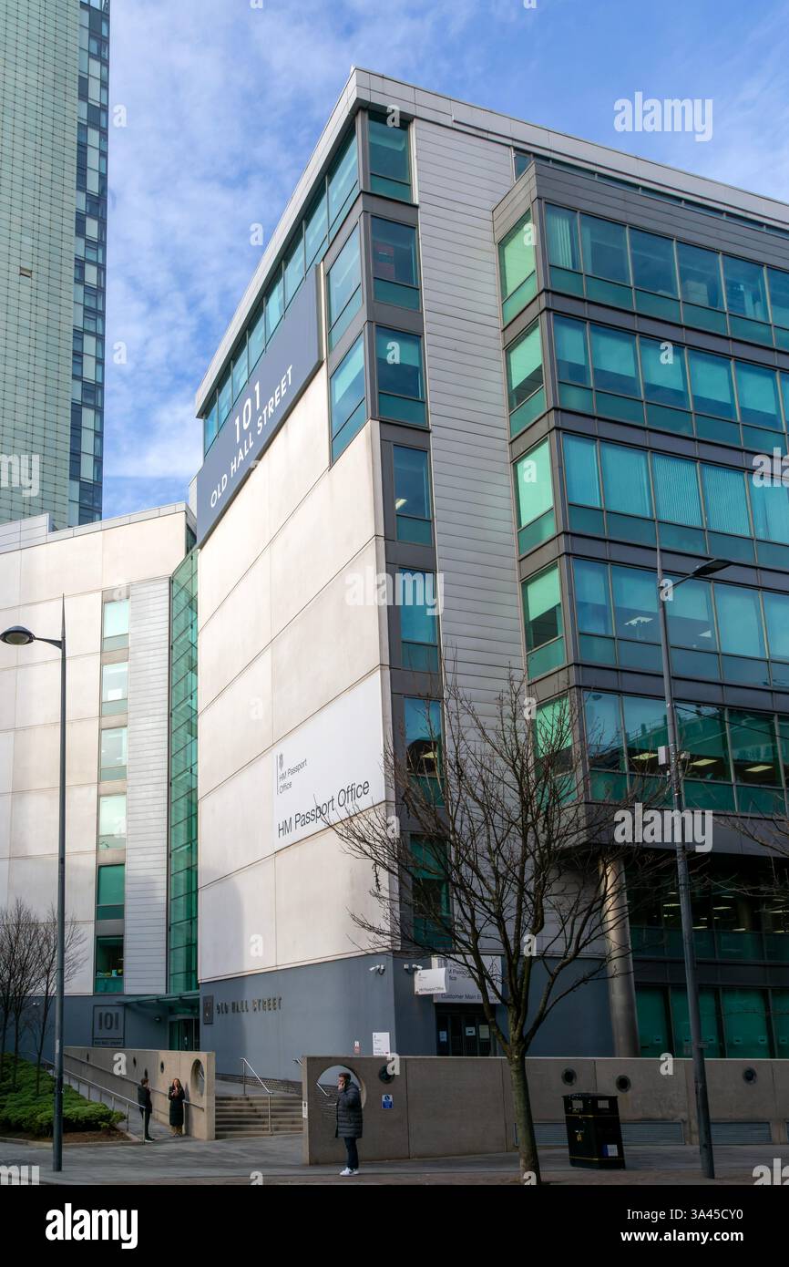 HM Passport Office building, 101 Old Hall Street, city centre of ...