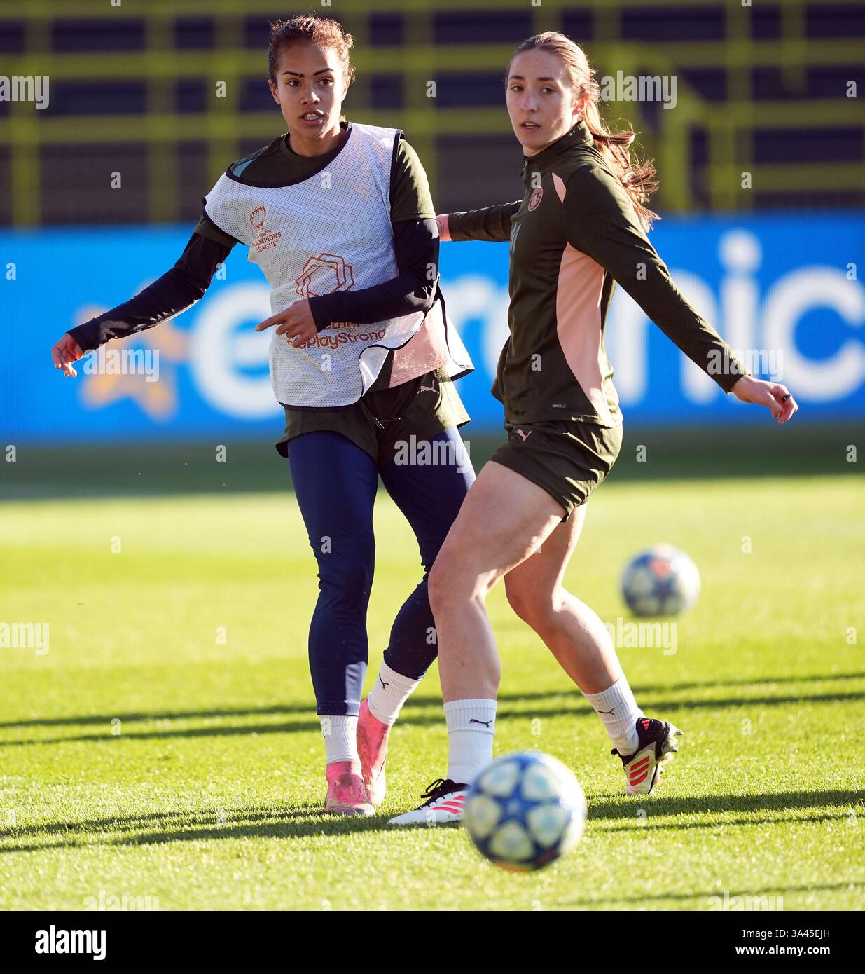 Manchester City's Mary Fowler during a training session at Joie Stadium ...