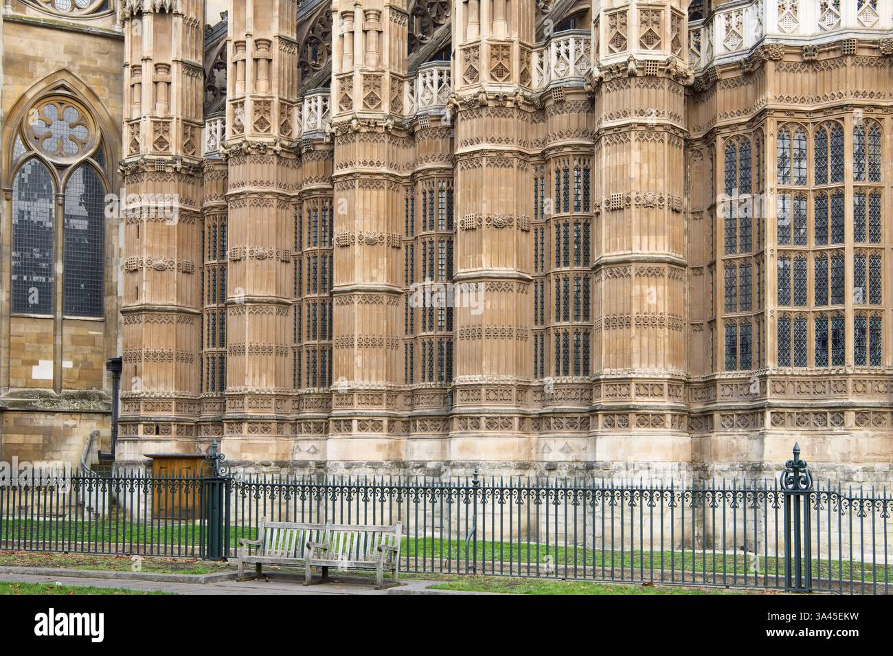 Exterior of the Lady Chapel also known as Henry VII Lady Chapel at ...