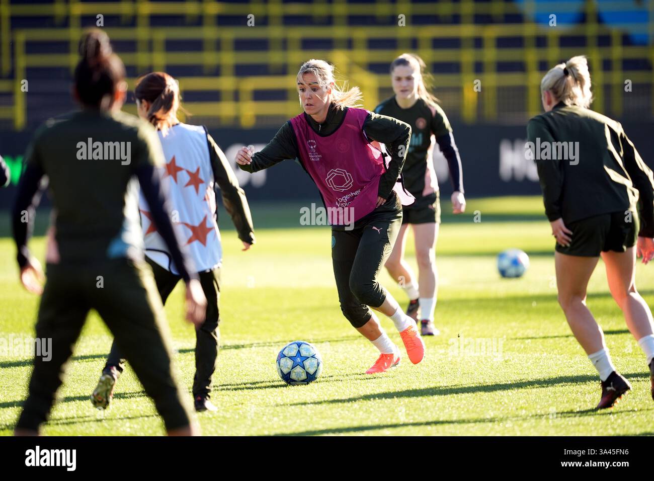 Manchester City's Jill Roord during a training session at Joie Stadium ...