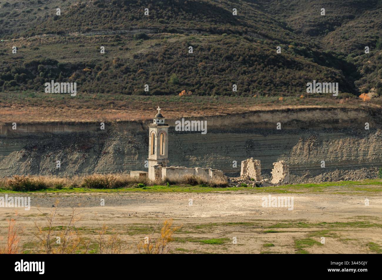 Alassa, Cyprus- December 21, 2024: Old Church of Saint Nicholas also ...