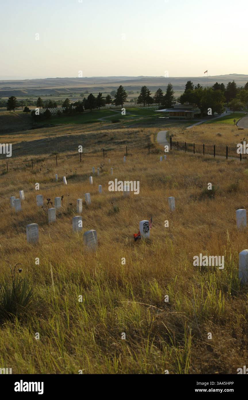 Little Bighorn Battlefield National Monument. Memorial to the Battle of ...