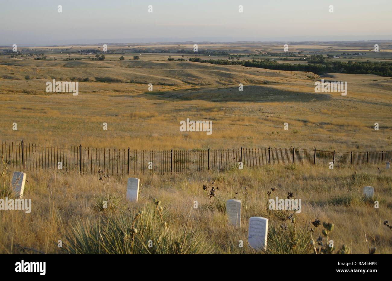 Little Bighorn Battlefield National Monument. Memorial to the Battle of ...