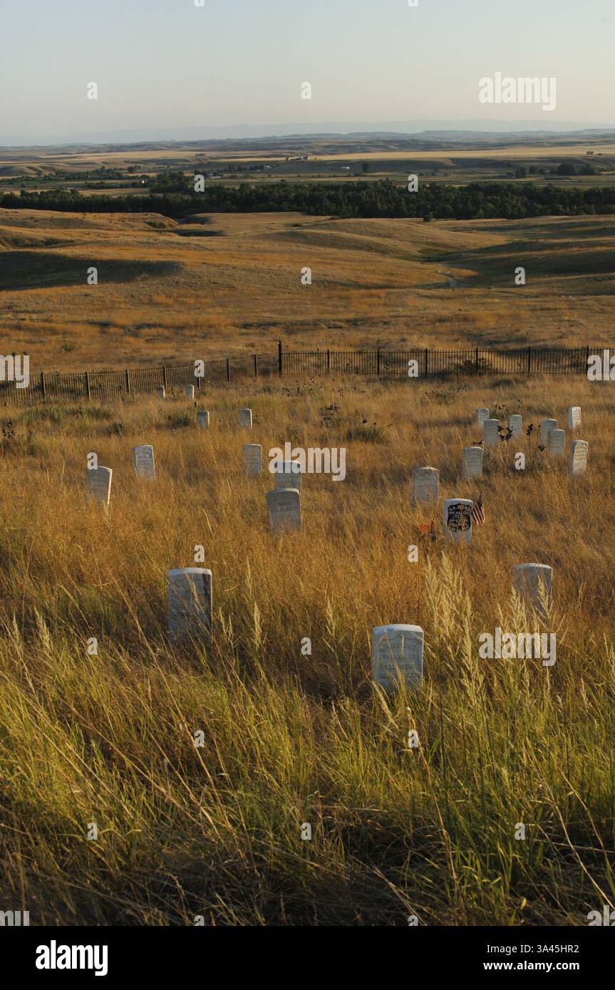 Little Bighorn Battlefield National Monument. Memorial to the Battle of ...