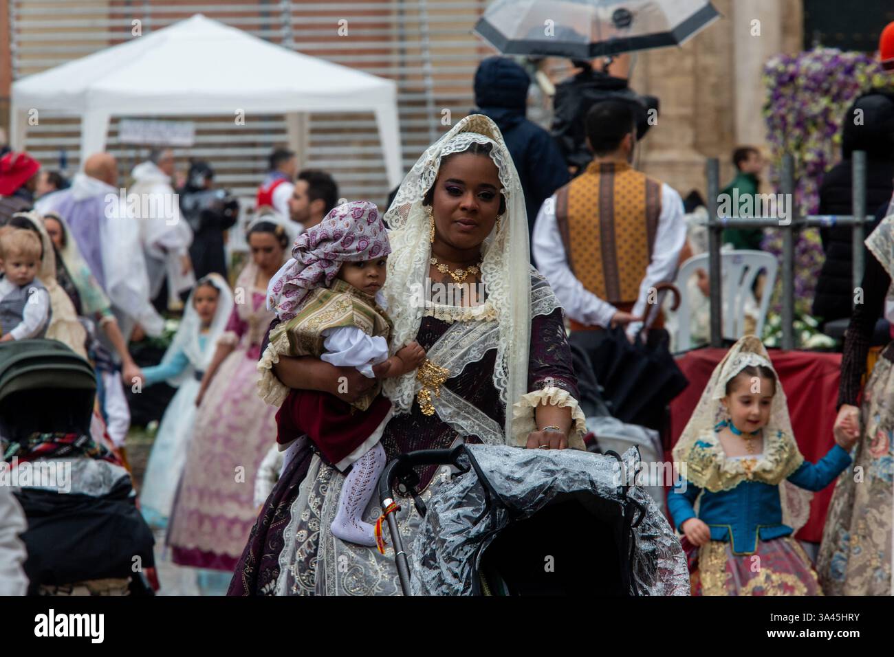 Valencia, Spain, March 18, 2025. On the fourth day of the Fallas ...