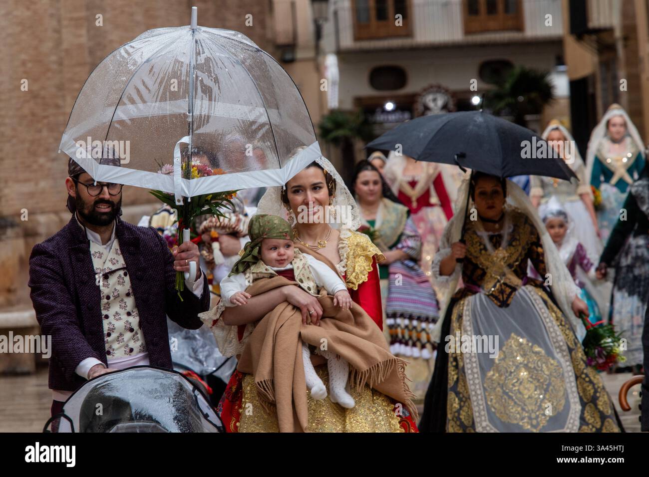 Valencia, Spain, March 18, 2025. On the fourth day of the Fallas ...