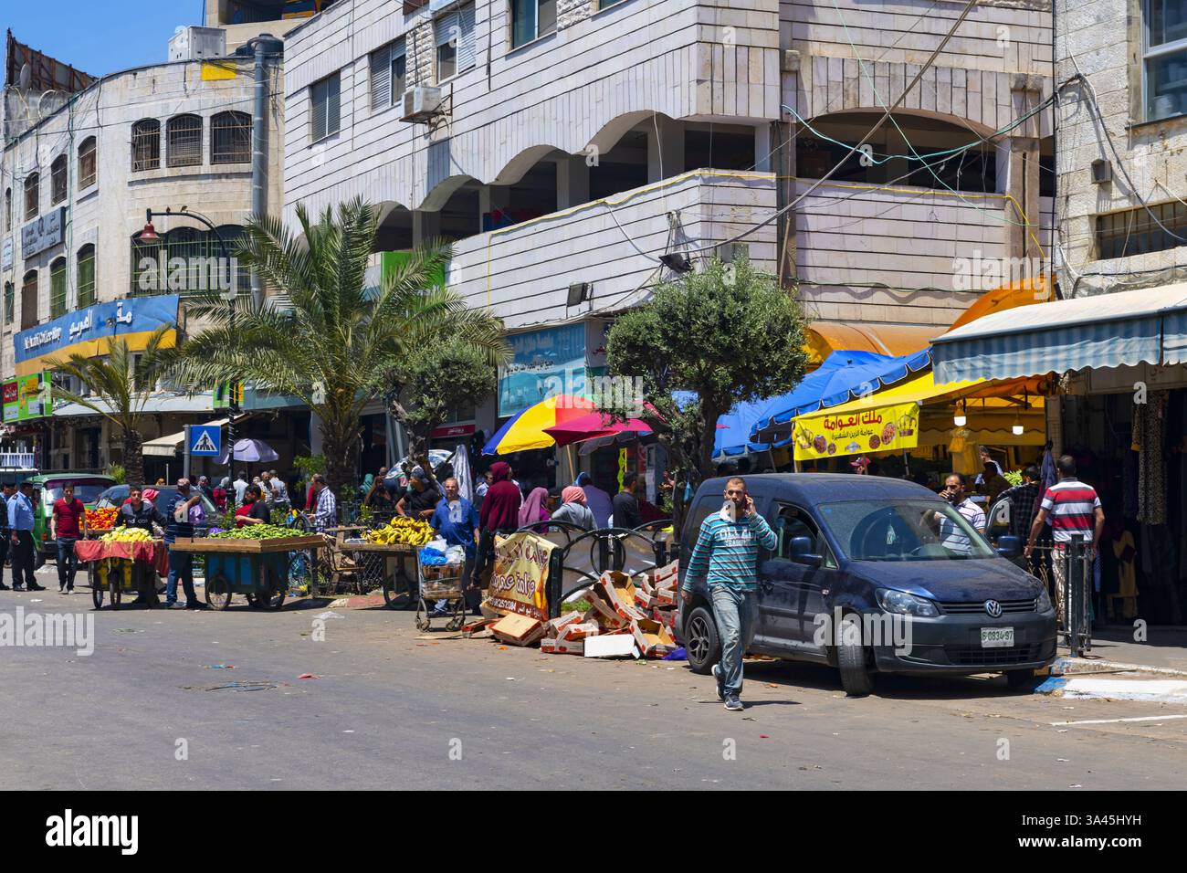 Street market in Ramallah, Palestine Stock Photo - Alamy