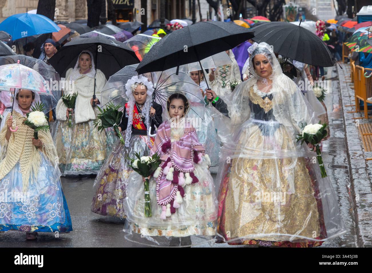Valencia, Spain, March 18, 2025. On the fourth day of the Fallas ...