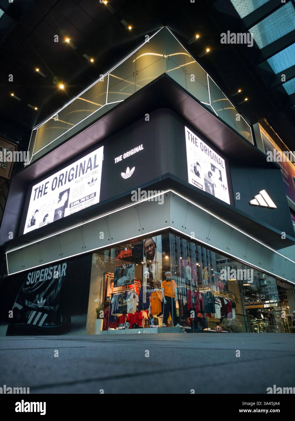 Singapore – Mar 18, 2025: A striking three storey ADIDAS Brand Centre ...