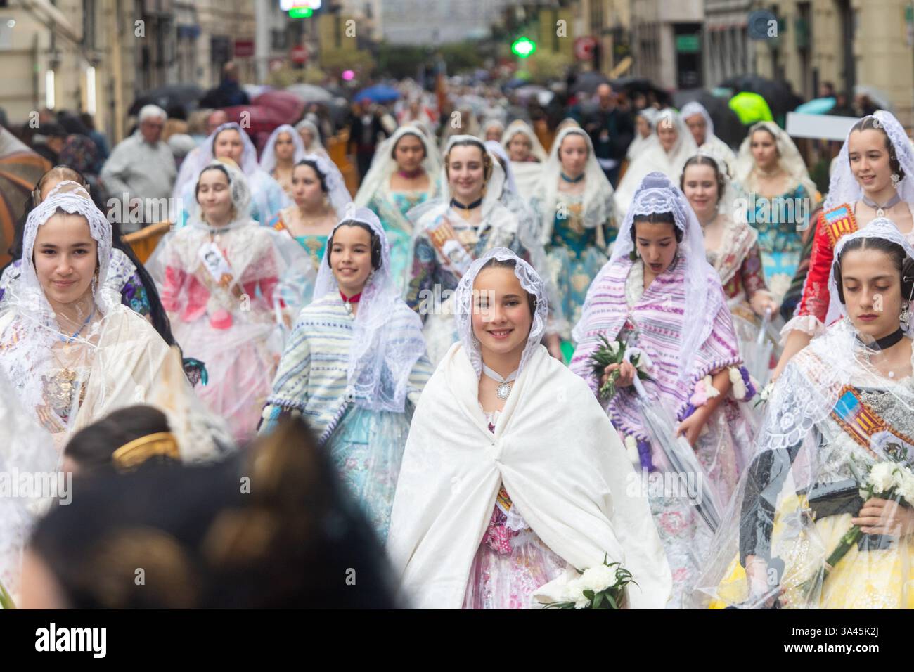 Valencia, Spain, March 18, 2025. On the fourth day of the Fallas ...