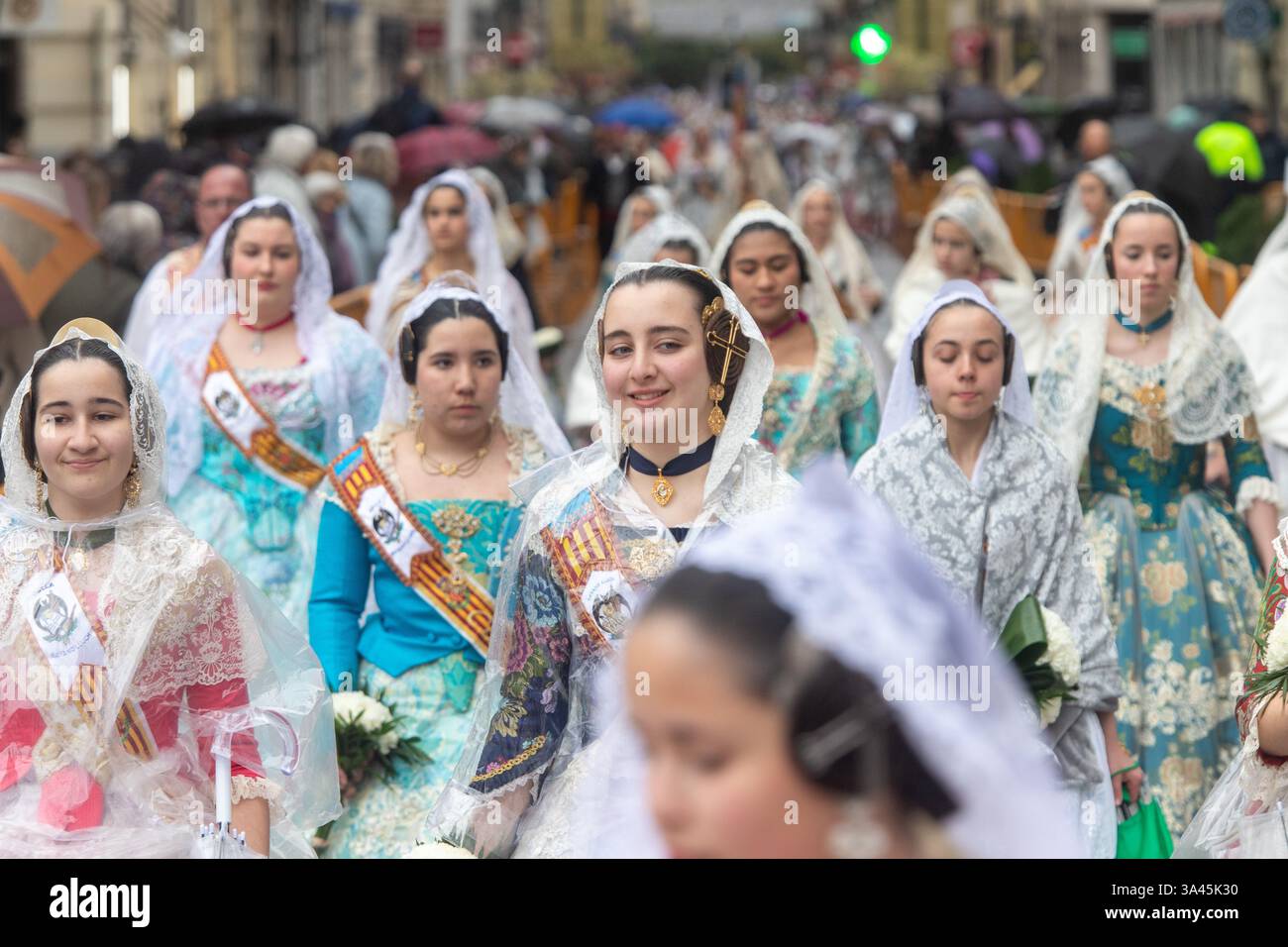 Valencia, Spain, March 18, 2025. On the fourth day of the Fallas ...