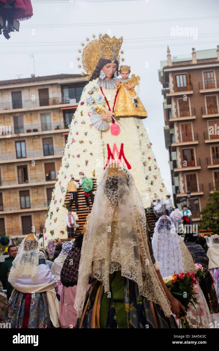 Valencia, Spain, March 18, 2025. On the fourth day of the Fallas ...