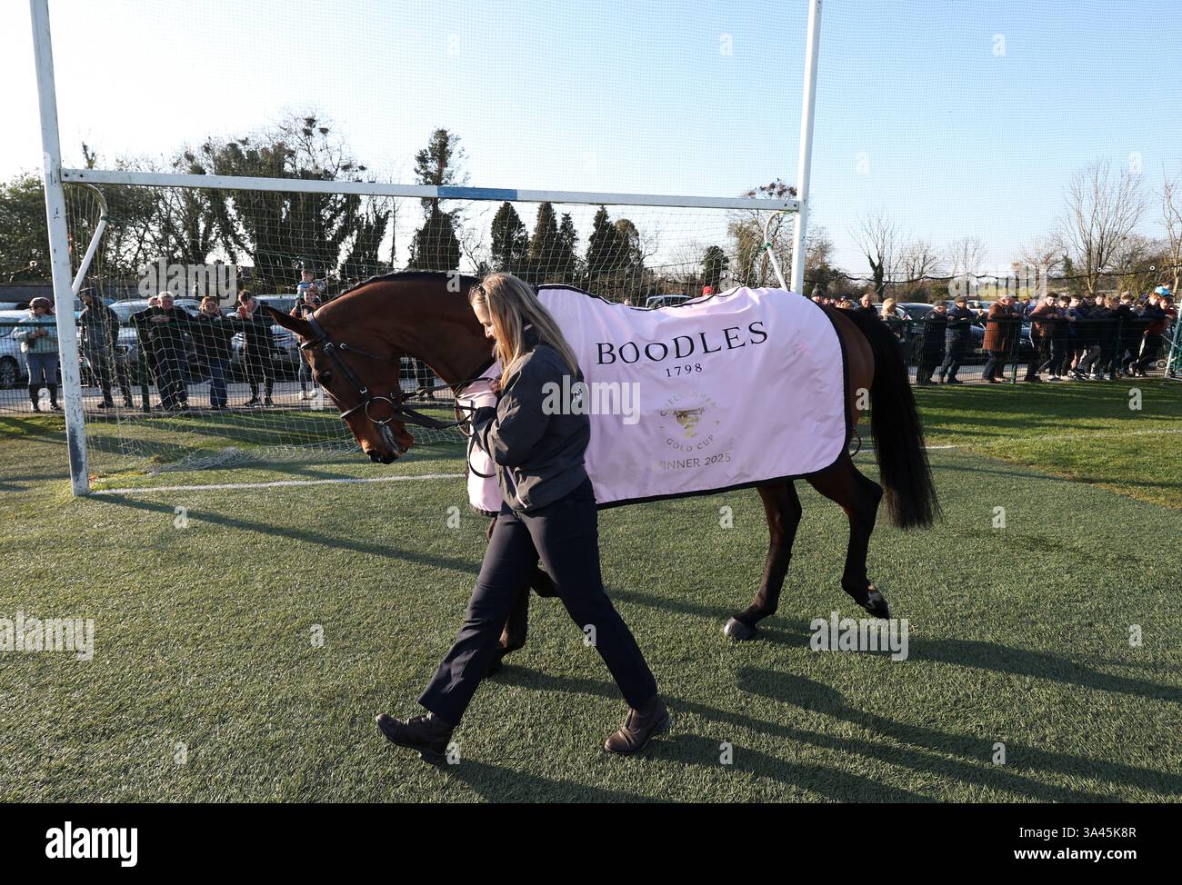 Inothewayurthinkin with groom Caoimhe O'Brien during the homecoming ...