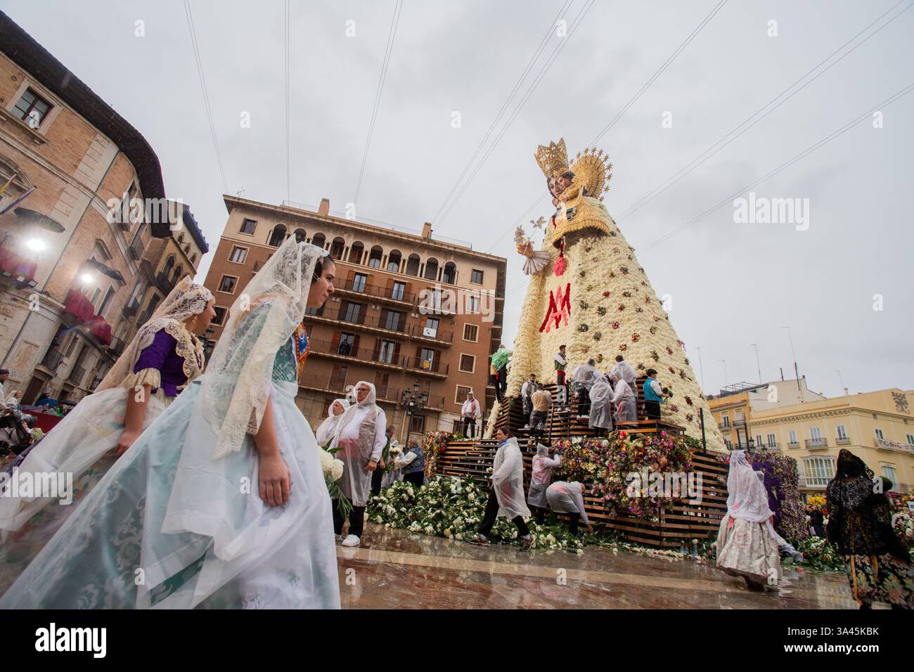 Valencia, Spain, March 18, 2025. On the fourth day of the Fallas ...