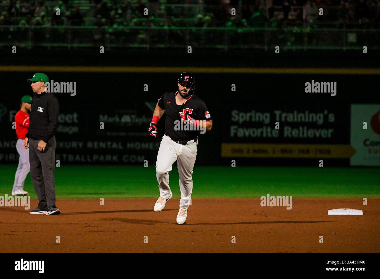 Goodyear, United States. 17th Mar, 2025. Cleveland Guardians catcher ...