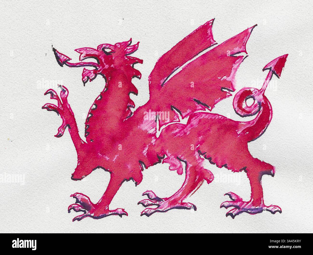 Diamine red dragon ink hi-res stock photography and images - Alamy