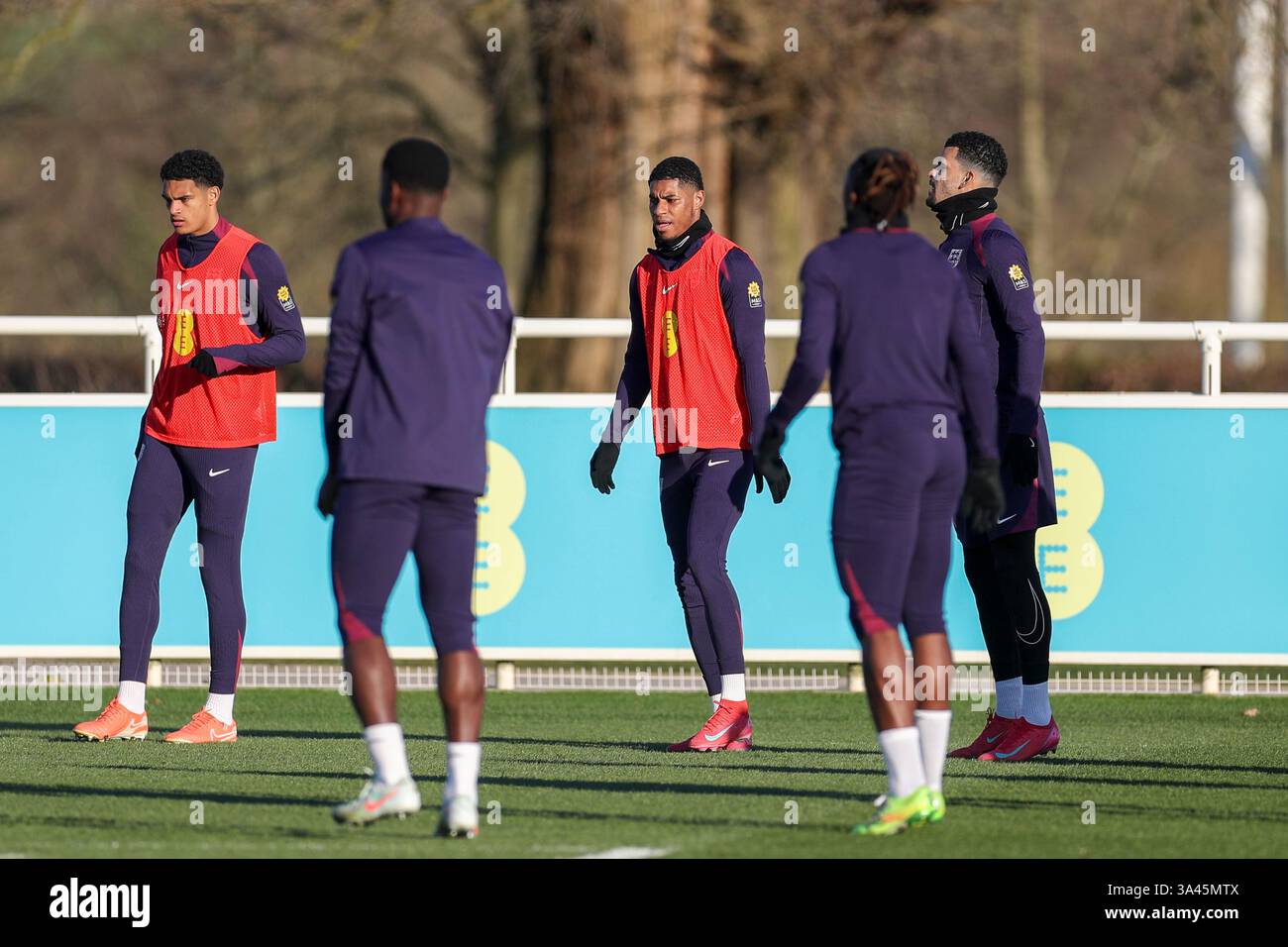 Burton Upon Trent, UK. 18th Mar, 2025. Marcus Rashford (Aston Villa ...
