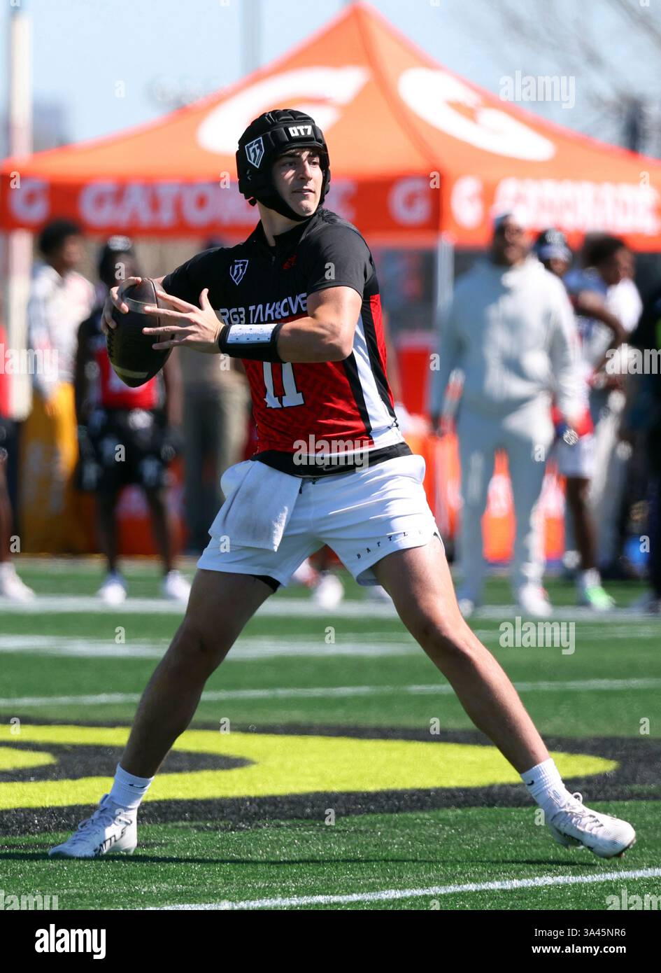 RG3 Takeover quarterback Grant Smith (11) throws a pass against the ...