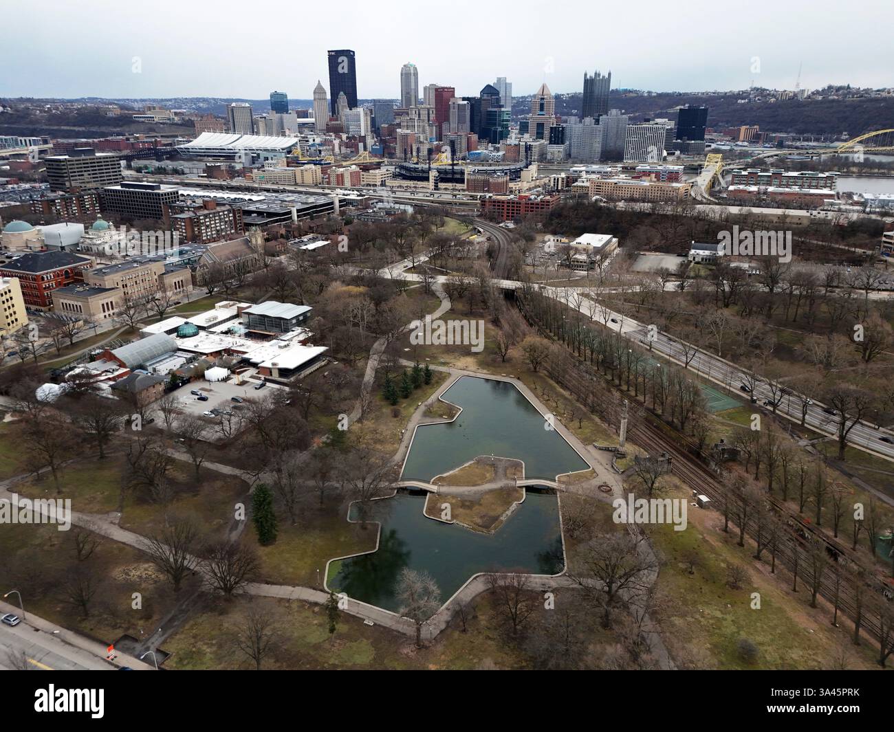 This is the skyline of Pittsburgh seen from the Northside on March 7 ...