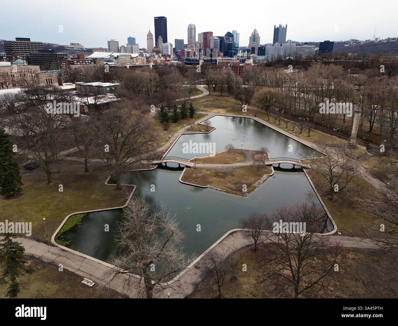 This is the skyline of Pittsburgh seen from the Northside on March 7 ...