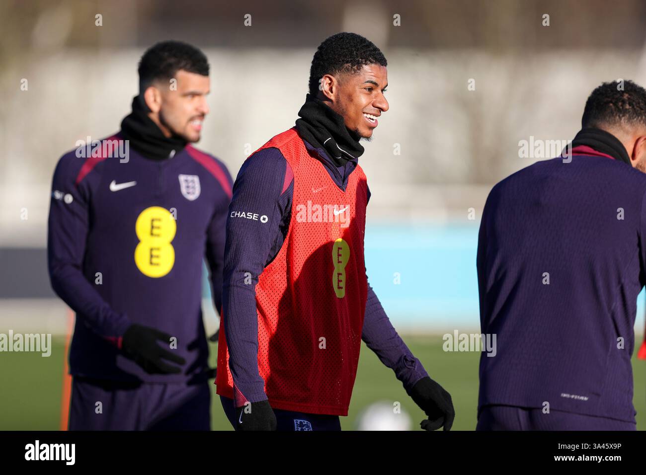Burton Upon Trent, UK. 18th Mar, 2025. Marcus Rashford (Aston Villa ...