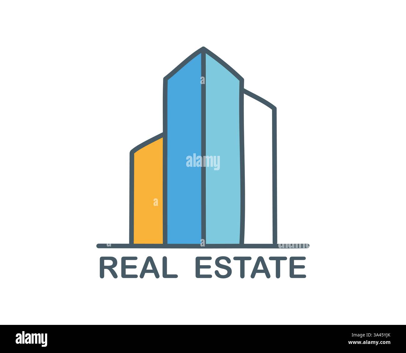 Real estate company sign Stock Vector Images - Alamy