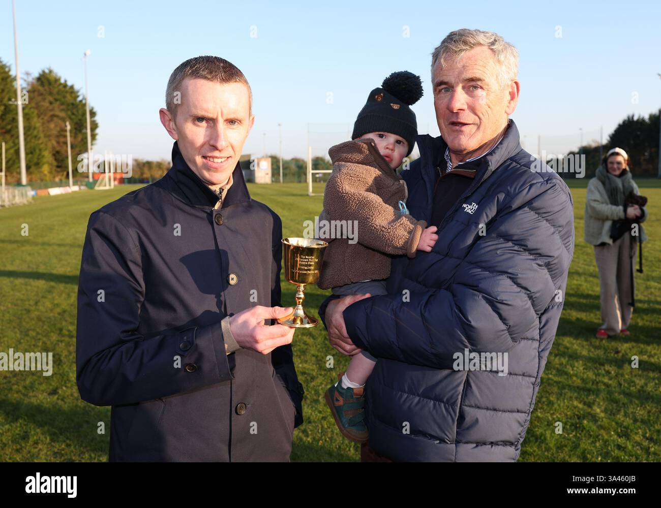 Mark Walsh and Colm O'Rourke during the homecoming parade at Skryne ...