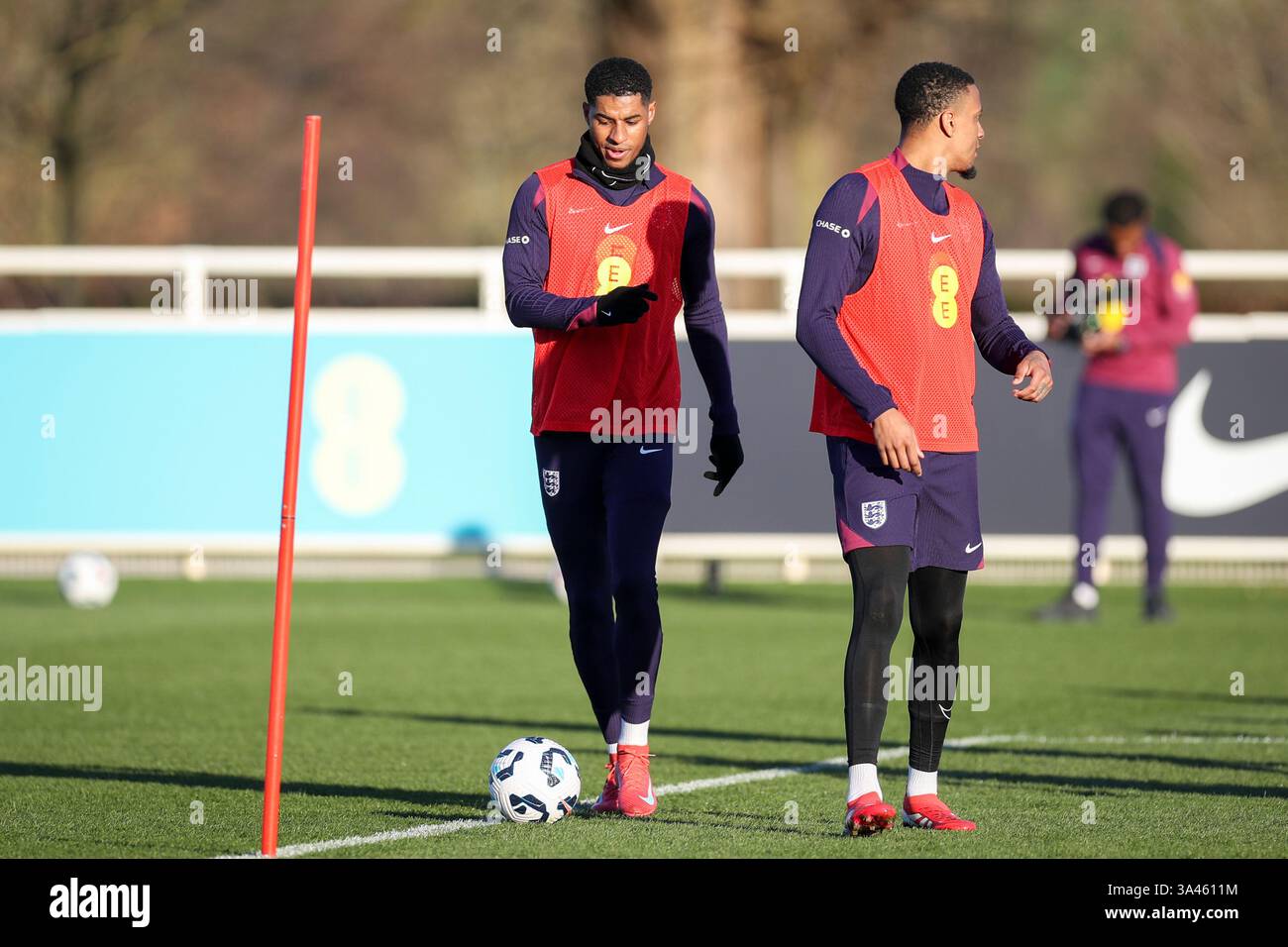 Burton Upon Trent, UK. 18th Mar, 2025. Marcus Rashford (Aston Villa ...