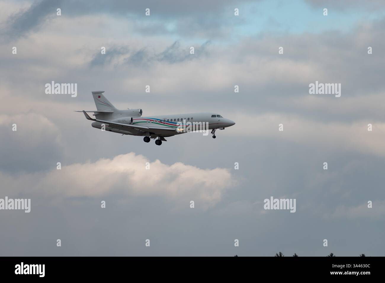 Zurich, Switzerland, January 15, 2024 TC-OIL Dassault Falcon 7X ...