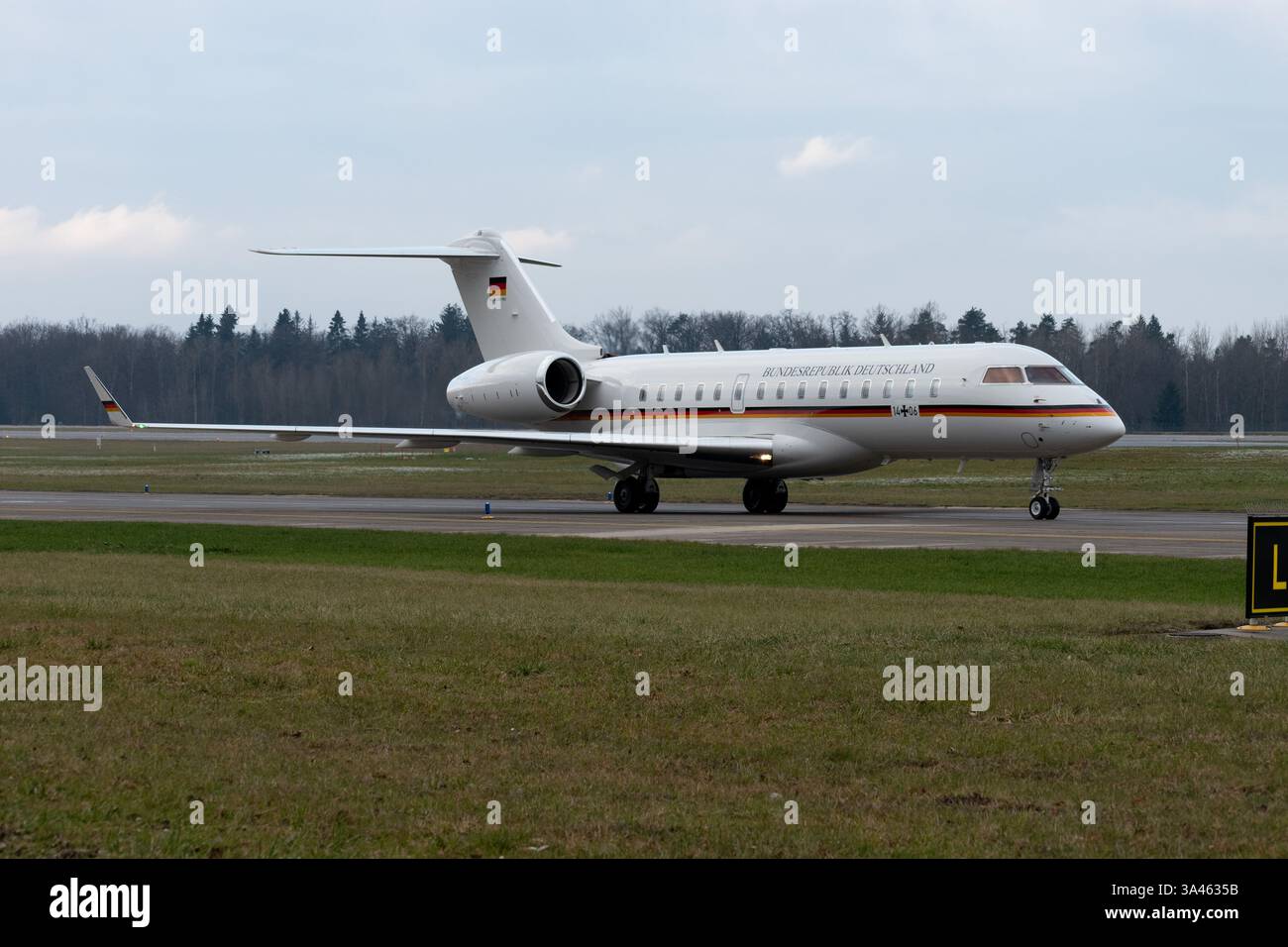 Zurich, Switzerland, January 15, 2024 German Air Force Bombardier ...