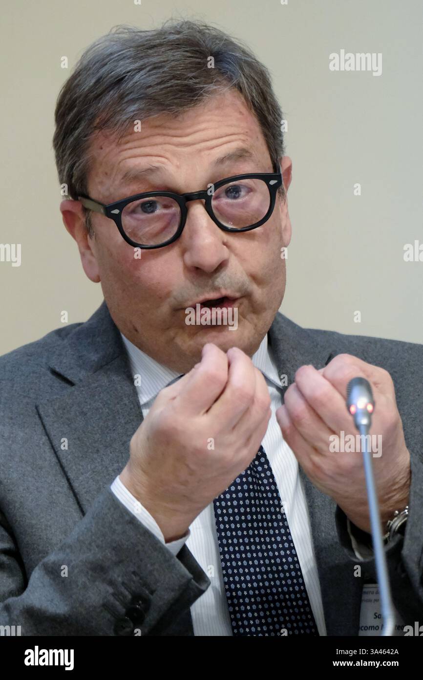 Roma, Italia. 18th Mar, 2025. il Presidente dell'Unione delle Camere Penali Avv. Francesco ...