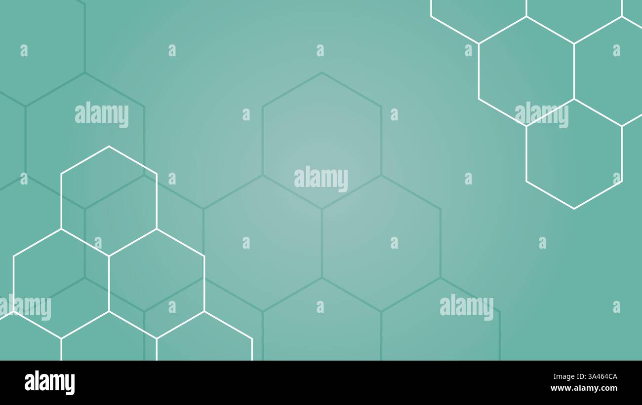 Modern hexagon vector background in blue tones. Perfect for tech, art ...