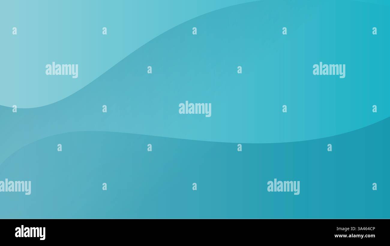 Abstract blue wave vector background with smooth curves and gradients ...