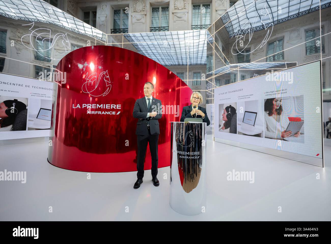CEO Air France-KLM Ben Smith and Chief Executive Officer of Air France ...
