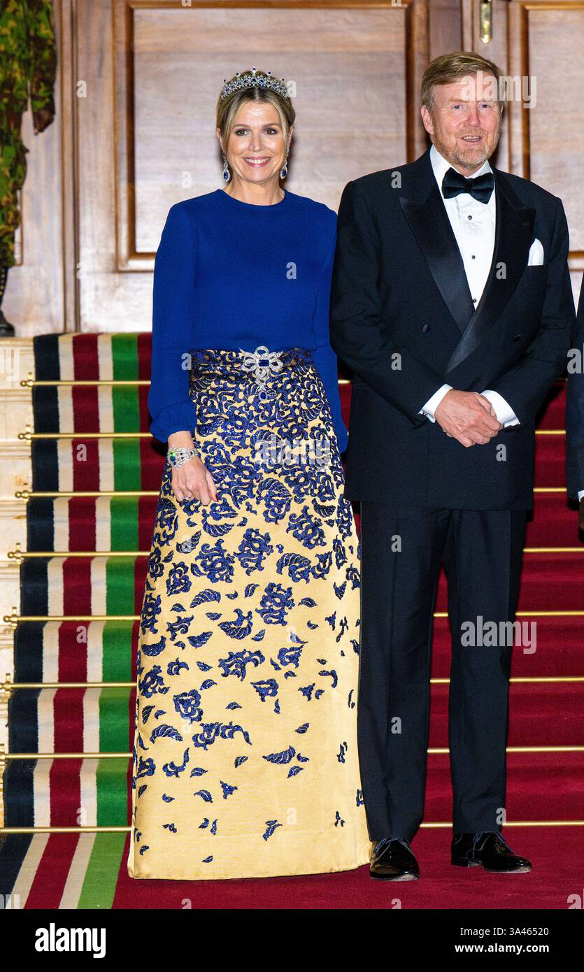 Nairobi, Kenya. 18th Mar, 2025. Queen Maxima at the State Banquet at ...