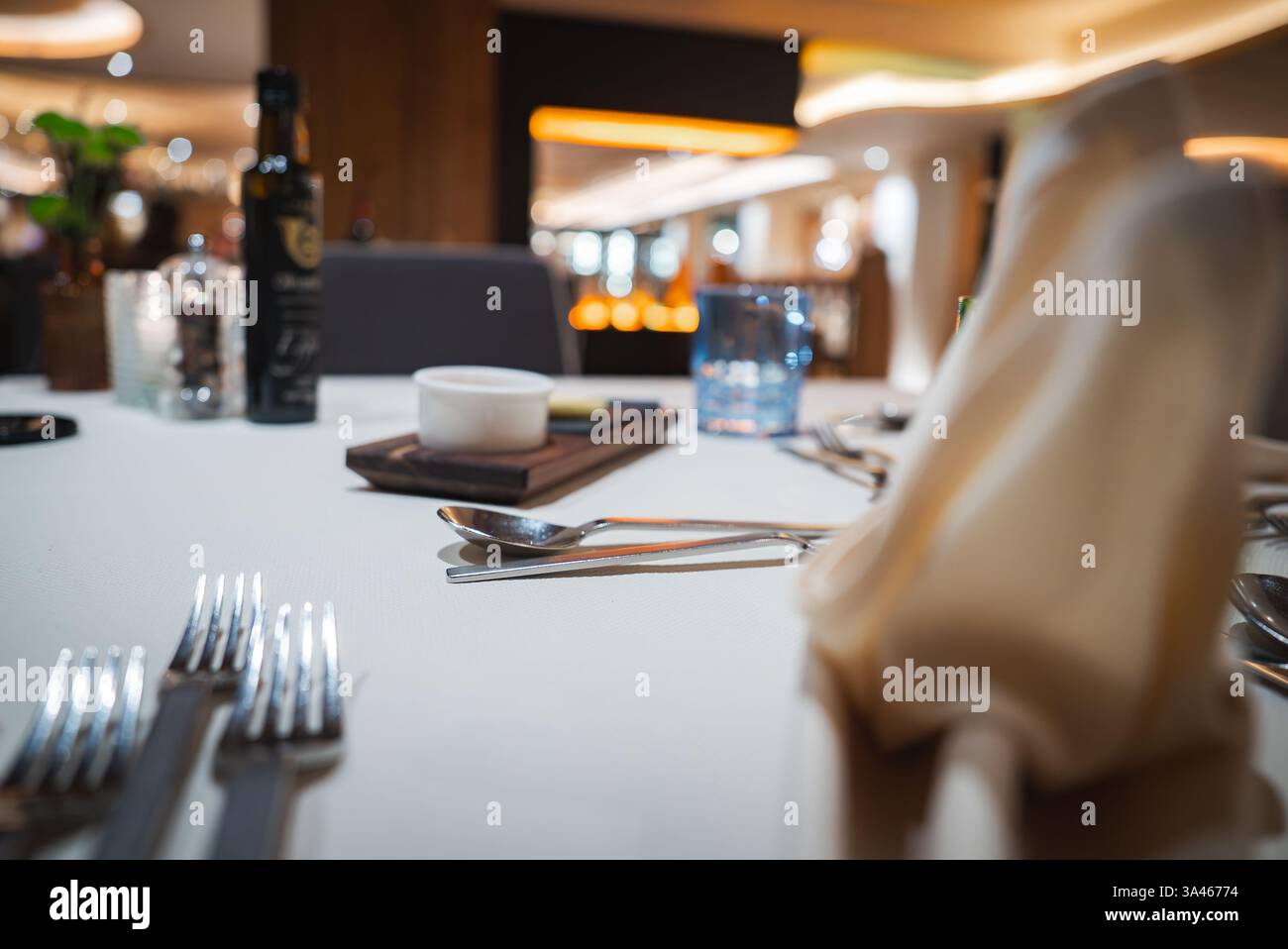 Elegant Dining Table in a Luxury Hotel Restaurant in Ischgl, Austria ...