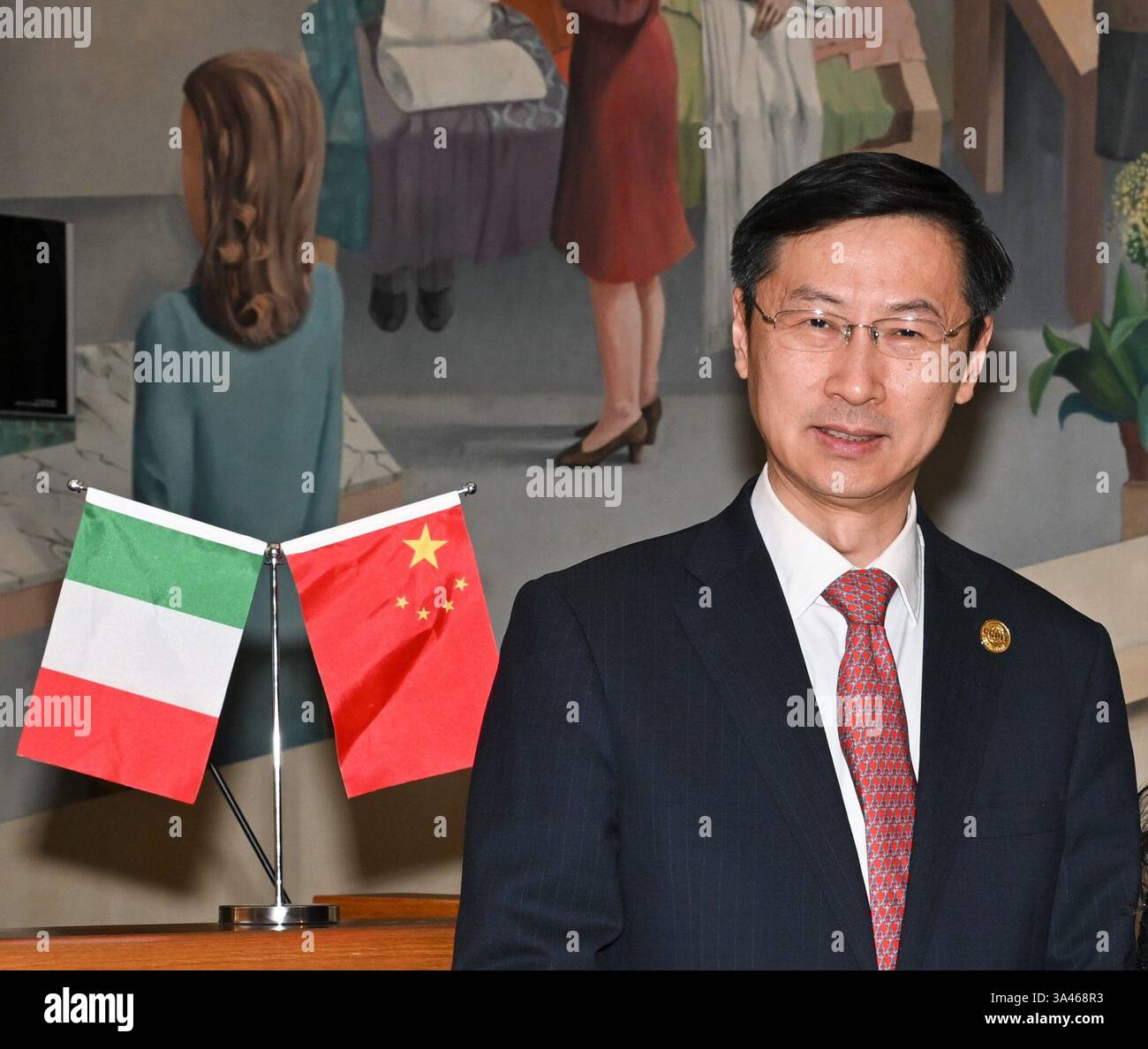 Milan, . 17th Mar, 2024. Milan, Italy Economic and Trade Forum Italy ...