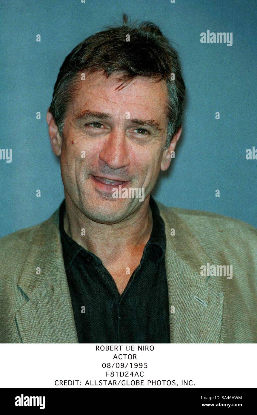 Sept. 8, 1995 - Scarborough, North Yorkshire, England - ROBERT DE NIRO ...