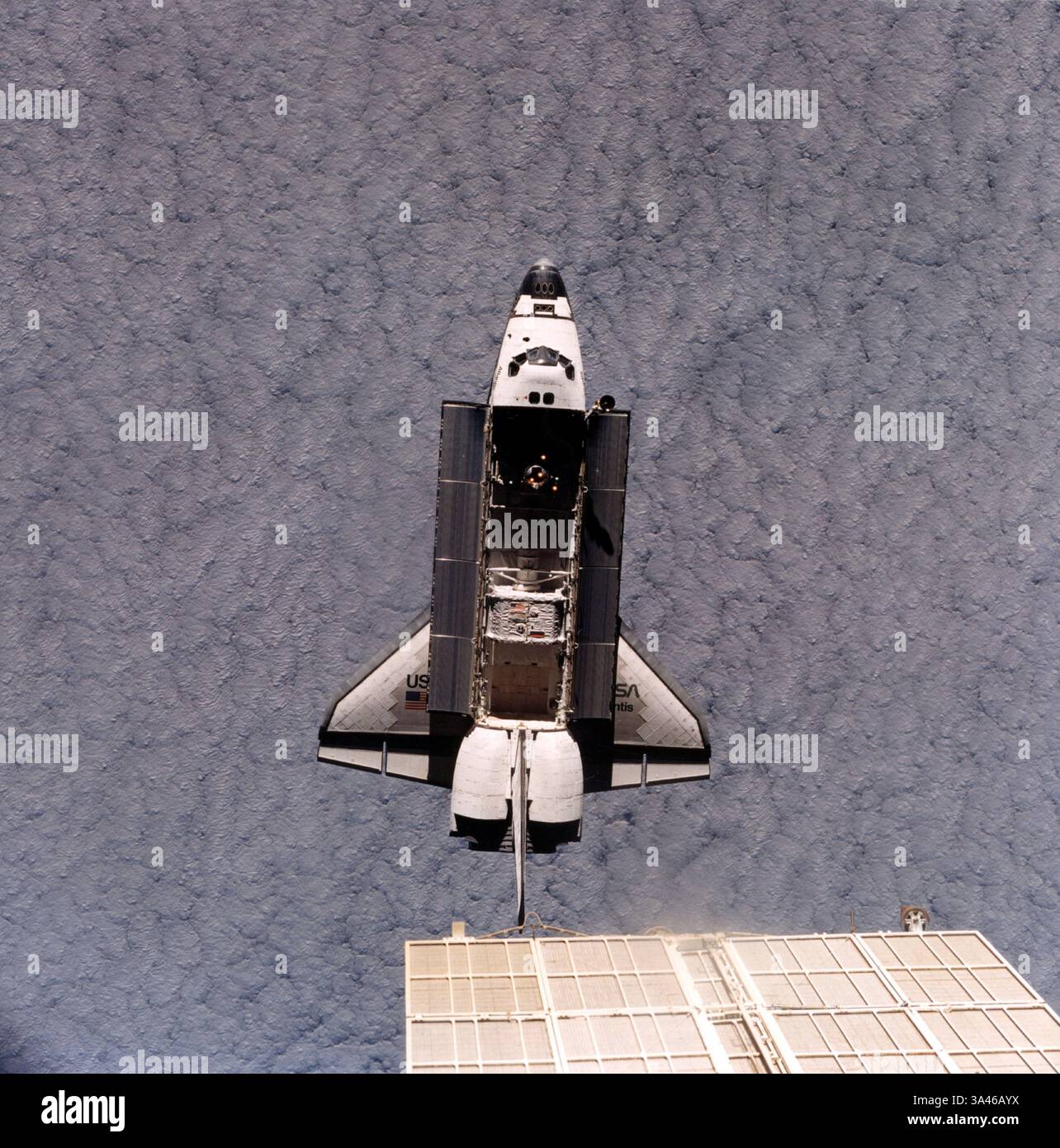Mar 23, 1996 - Mir-21, Earth-Orbit - View of the Space Shuttle Atlantis ...