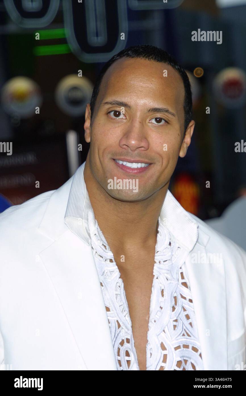 Apr. 18, 2002 - Hollywood, CALIFORNIA, USA - DWAYNE JOHNSON AKA THE ...