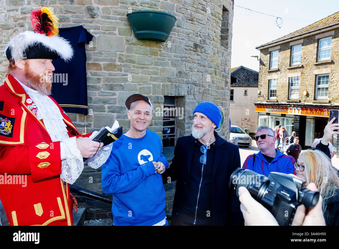 EMF Blue Plaque unveiling Cinderford, Forest of Dean, Gloucestershire ...