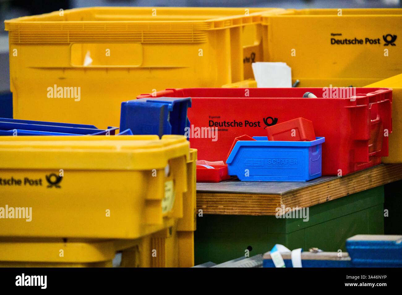 Germering, Bavaria, Germany - 18 March 2025: Various Deutsche Post ...