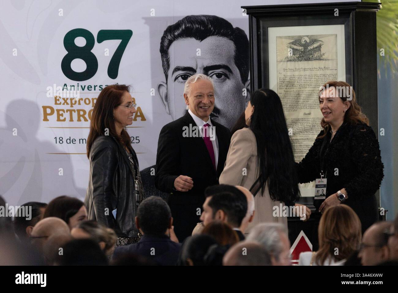 Mexico City, Mexico. 18th Mar, 2025. Mexican President CLAUDIA ...